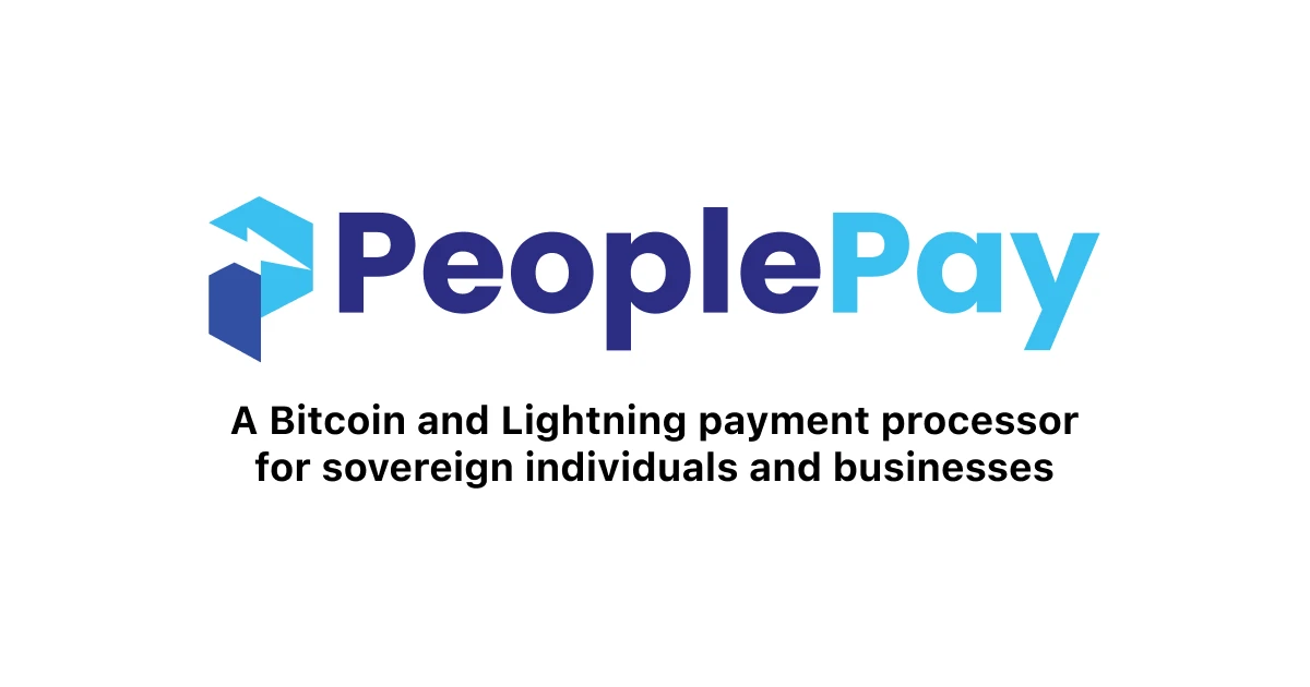 PeoplePay - Bitcoin and Lightning payment processor